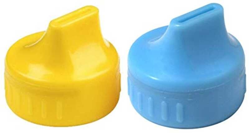 Sippin' Spouts 2 Pack Turn Bottle into Sippy Cup (Yellow\/Blue ...