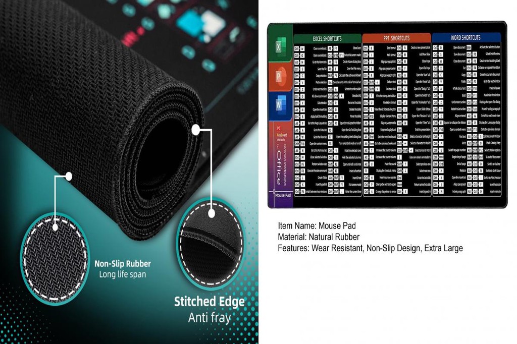 [Ft] Ergonomic Mouse Pad High-quality Mouse Pad Large Gaming Mouse Pad ...