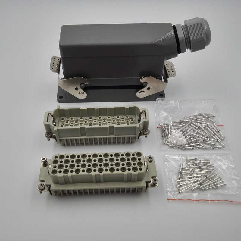 Rectangular heavy-duty aviation plug, train locomotive electrical ...