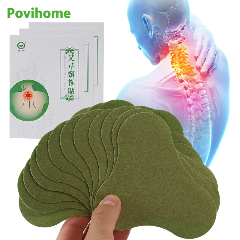 20/60Pcs Wormwood Neck Plaster Ginger Patch Pain Relief Joint Muscle ...