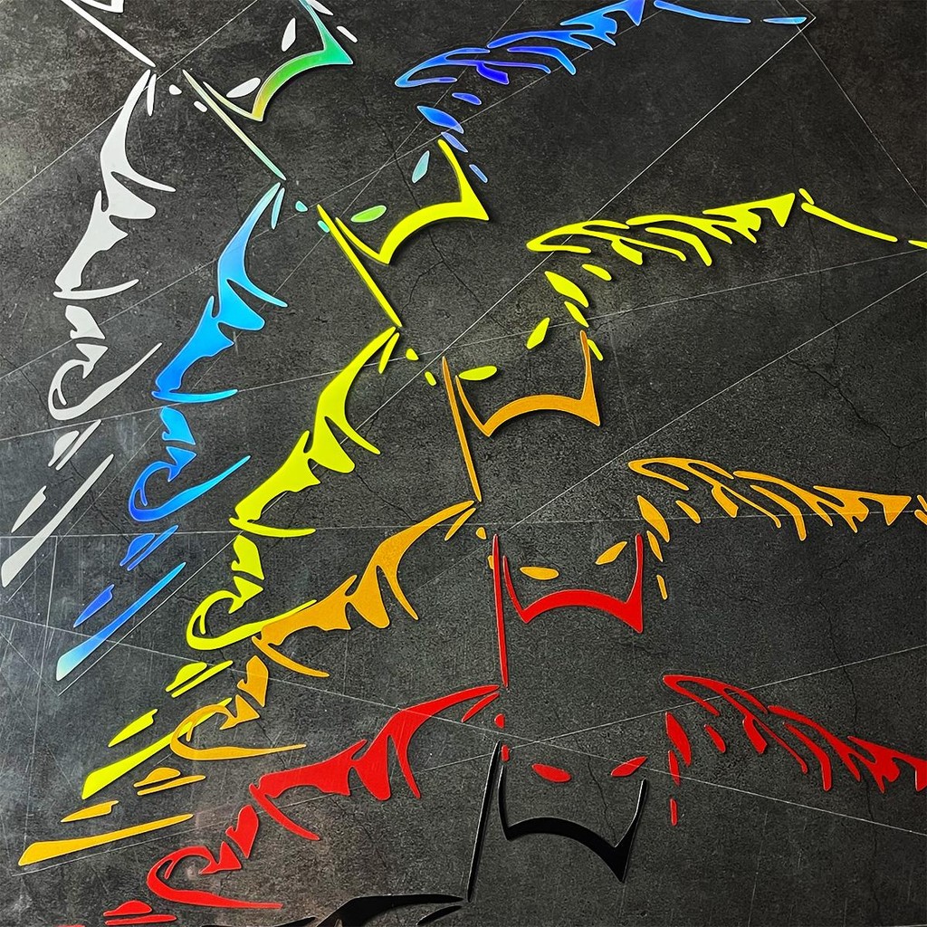 Batman Sticker Car Doors Windshield Stickers Reflective Motorcycle Fuel ...