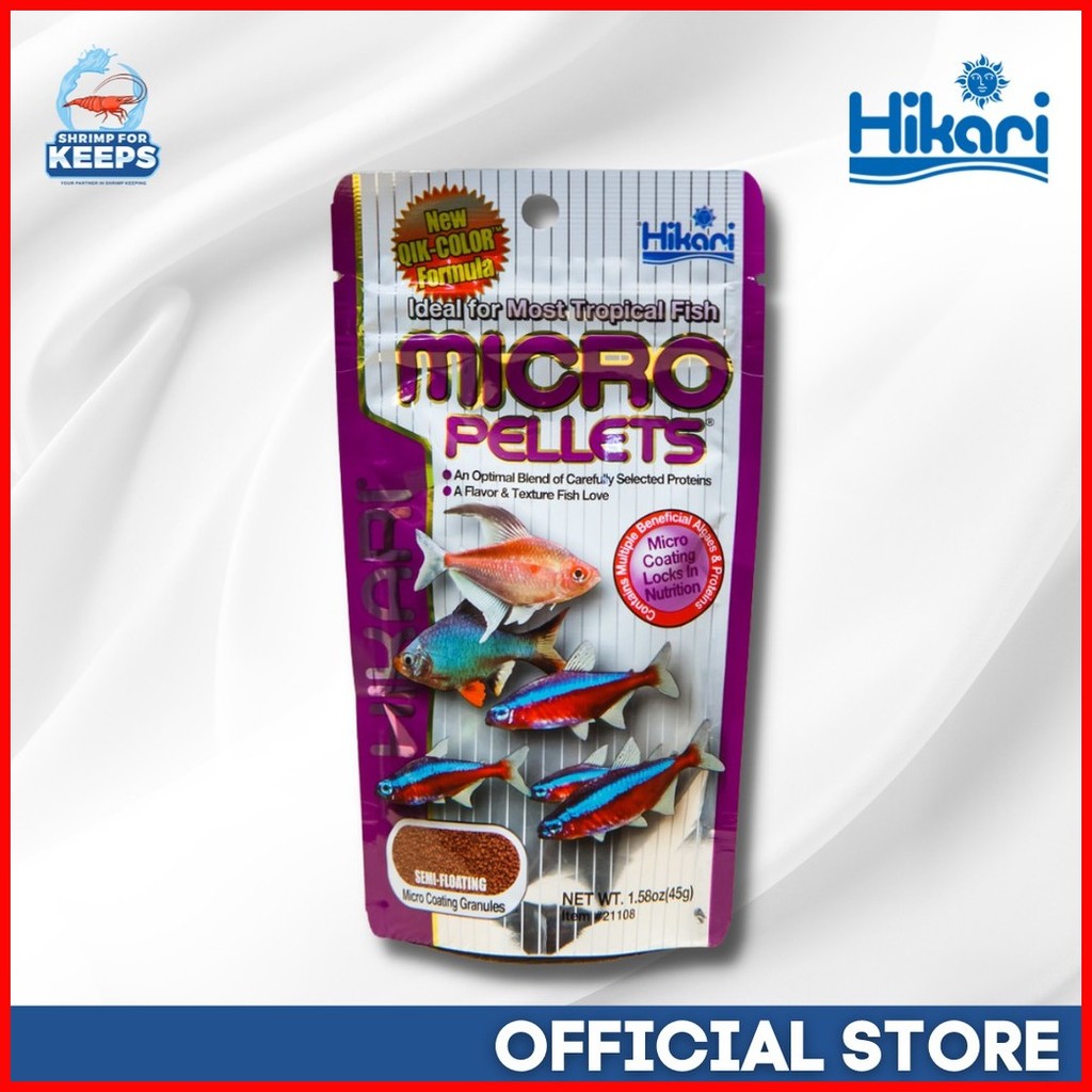 Hikari Micro Pellets Semi-floating granules Ideal for Tropical fish ...
