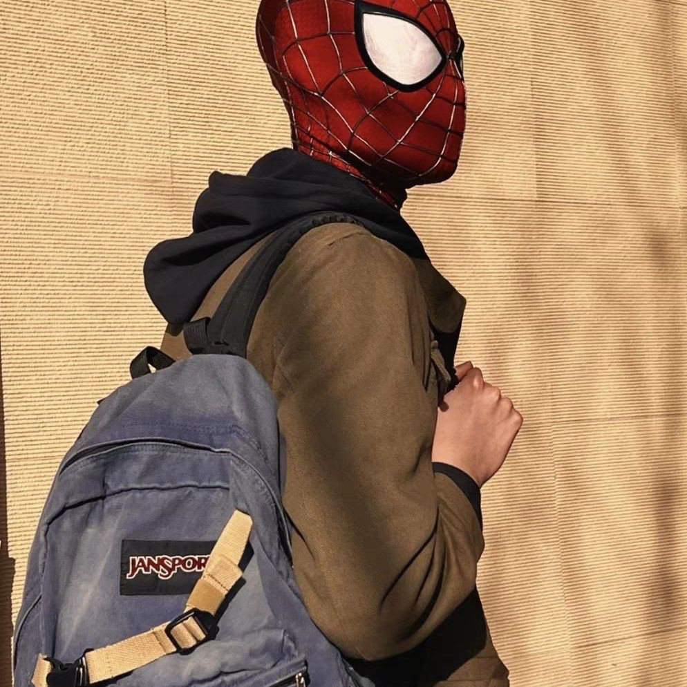 JS Garfield Andrew Spider-Man Student Backpack College Student European ...