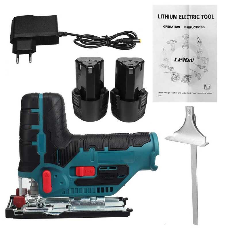12V 70Mm 5600Rpm Cordless Jig Saw Electric Jigsaw 6 Speed Adjustable ...