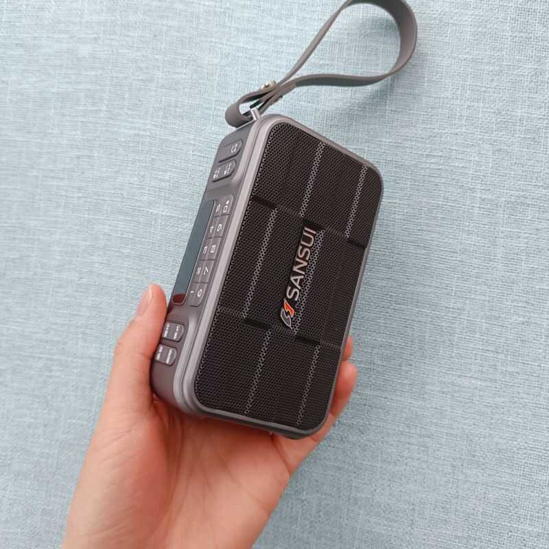 SANSUI F29 Outdoor Portable Wireless Bluetooth Speakers FM Radio Hi-Fi ...