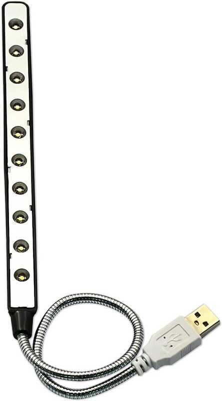 V 1 TELESKY LED Light, USB Keyboard Night Light with Flexible Goosenck ...