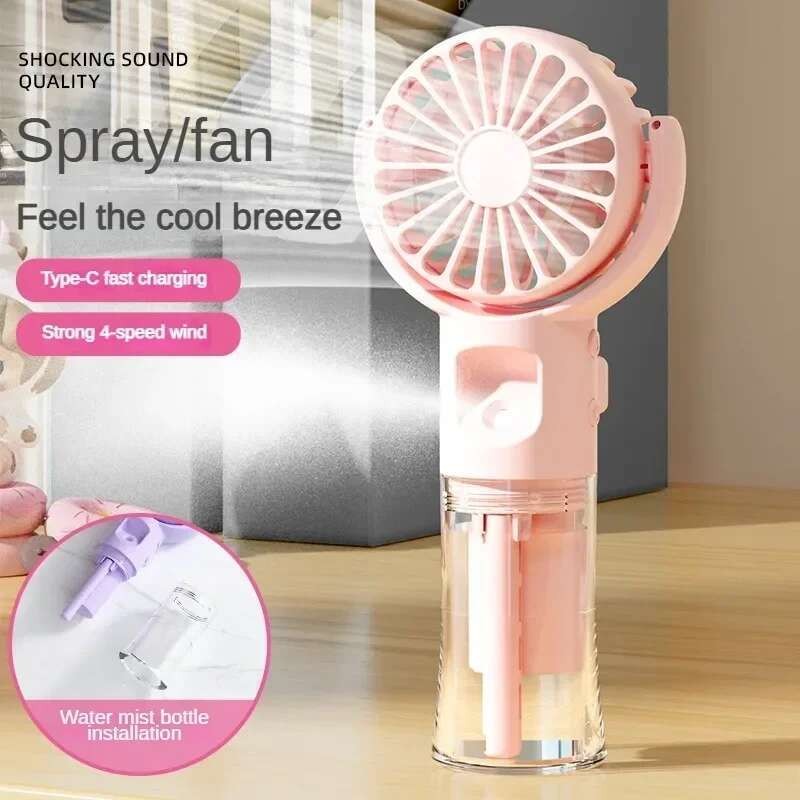Mag-spray fan Bagong maliit mag-recharge na Handheld Children's Student ...