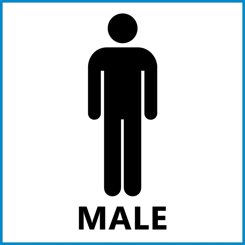 RESTROOM/COMFORT ROOM MALE AND FEMALE ICON WITH AND WITHOUT NAME IN 4 ...