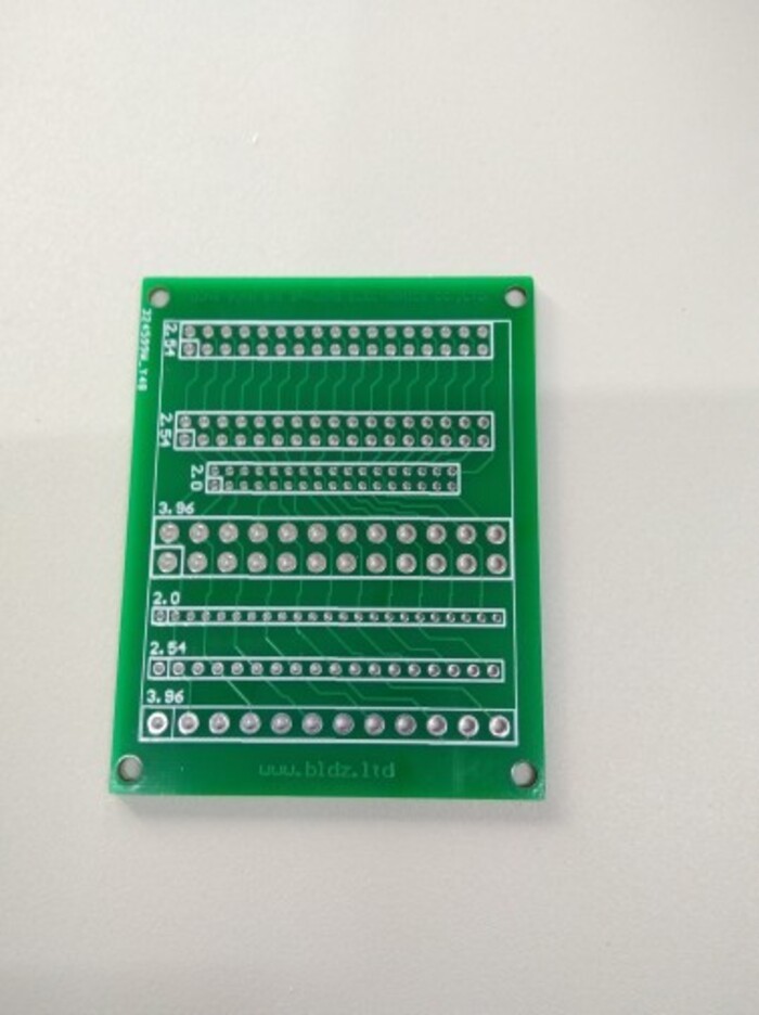 Double-sided direct insertion 2.0 2.54 3.96 multiple spacing single ...