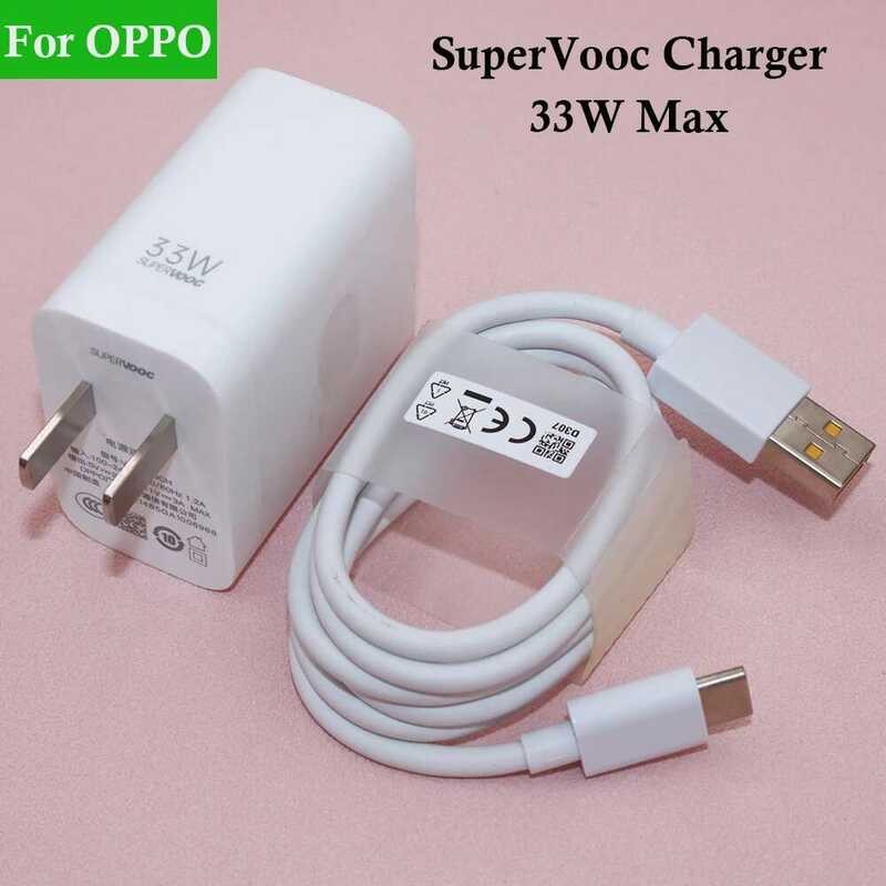 33W Supervooc 2.0 Charger OPPO A97 A96 A58 A2 Us/Eu/Uk Fast Charge Wall ...