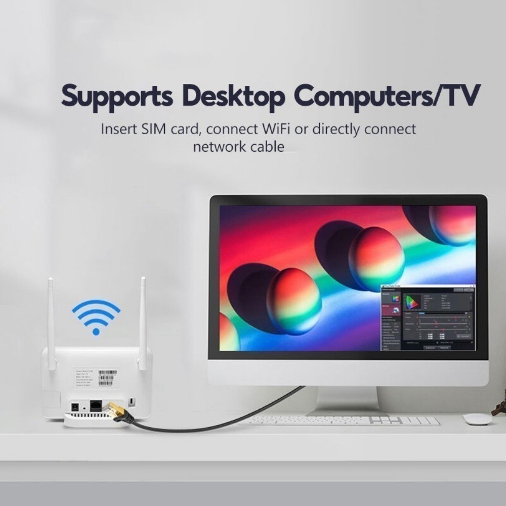 EXPOSE 5G Router 300Mbps Sim Card Modem Dual Band A30 Wi-Fi6 Router ...