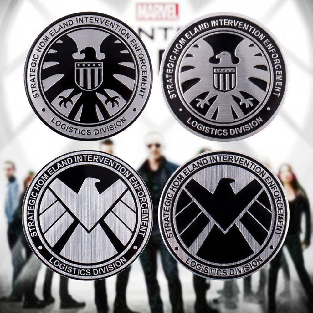 Car Modification Personalized 3D Metal S.H.I.E.L.D Logo Stickers,Body ...