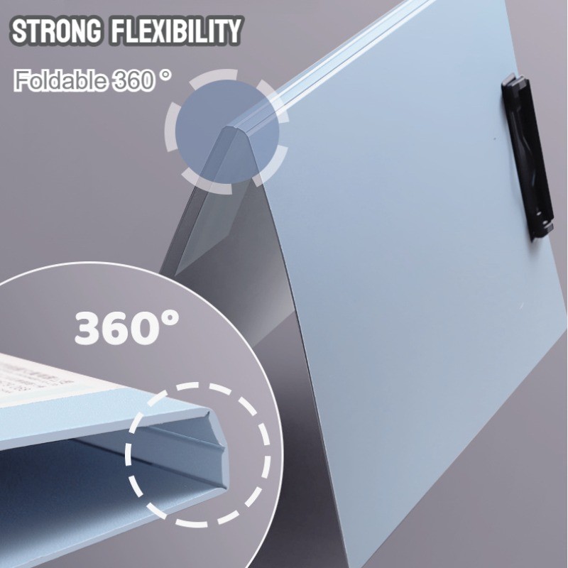 Long Size Foldable Clipboard with Cover Paper Organizers 360° Cover ...
