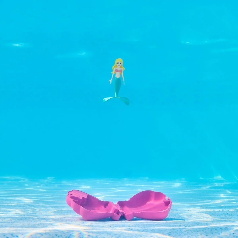 Mermaid Dive Toys Mermaid with shell Bath Toys Colorful Mermaid Pool ...