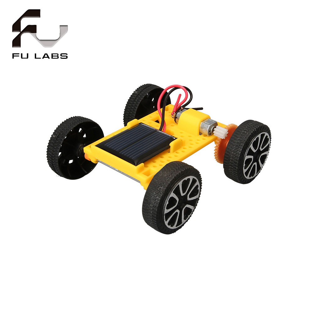 1pcs DIY Mini Solar Car Assemble Robot Kits Assembly Model | Shopee ...