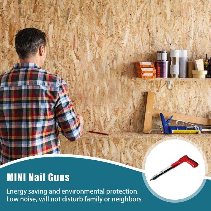 Air Ad2 Power Pin Compact Pneumatic Nailer Manual Hine With 100 Nails 5 ...