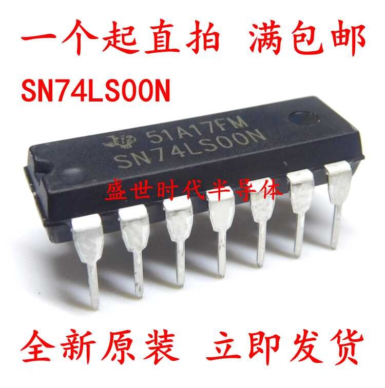 Direct 5/PCS NEW Plug Sn74ls00n Hd74ls00p Dip14 2 Input Terminal Four ...