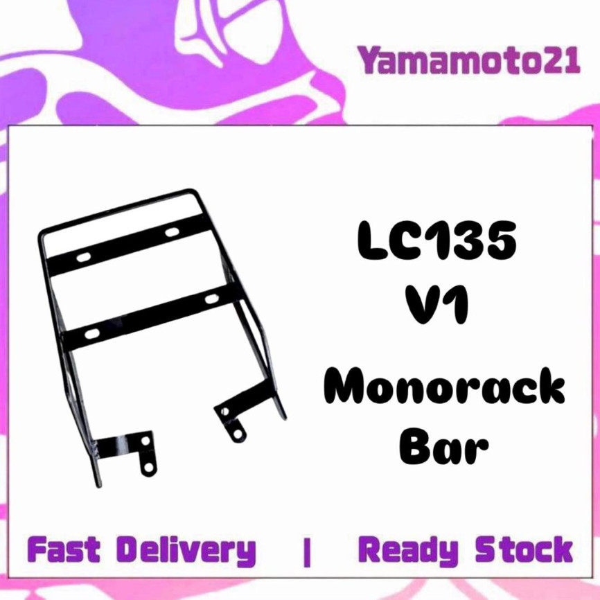 Yamaha LC135 135LC LC 135 V1 Monorack Mono Rack Bar Rear Top Box ...