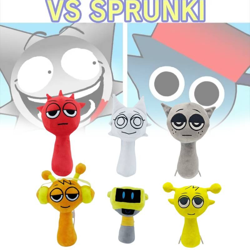 Adorable Sprunki Plush Soft Toy Doll With Crystal Ultra Soft Kids For ...