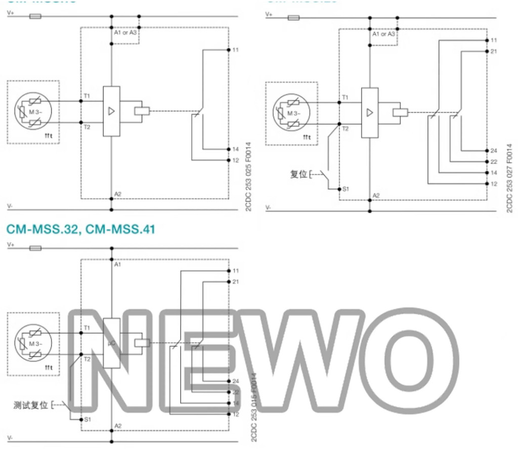 Original ABB CM Serie Monitoring Relay CM-PVE CM-PFE CM-PFS.S CM-PVS.41S CM-PAS.41S CM-MPS.41S ...
