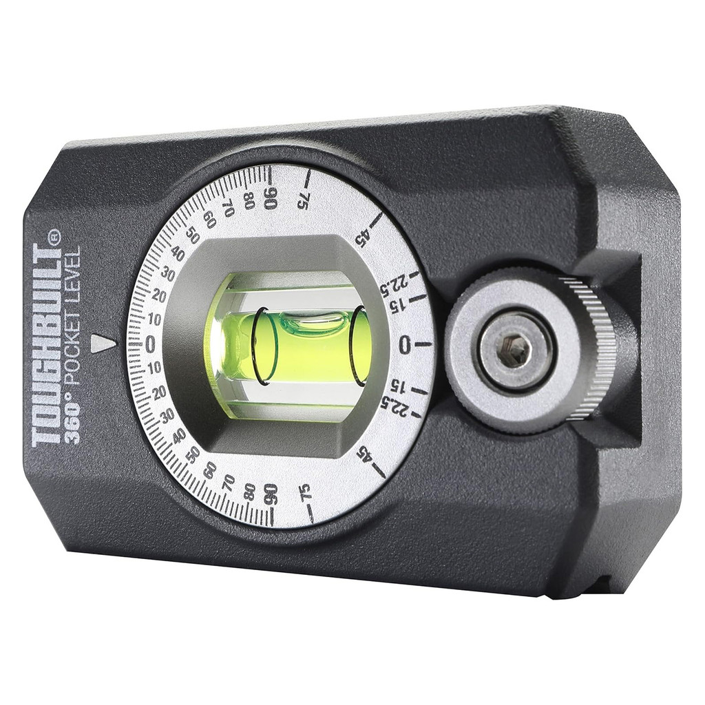 TOUGHBUILT TB-H2-L-4R 360 Degree Pocket Level Magnetic Level Power Tool ...