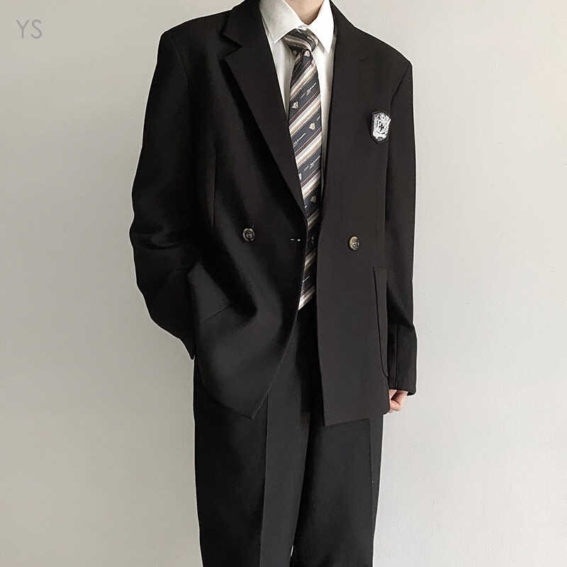 Style Japanese Boys Uniform Tuxedo Jacket Set For Men, College Formal ...