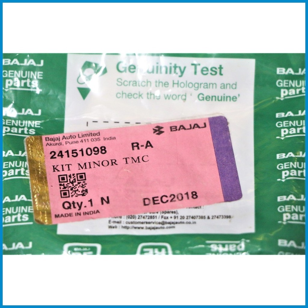 Uisdm Kit Minor / Rubber Cap ( BAJAJ RE Original ) | Shopee Philippines