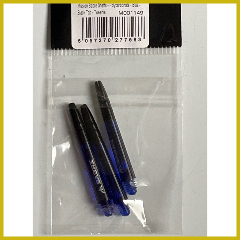 ↂ Mission-Sabre Dart Shaft-Polycarbonate Shafts with Aluminum Tops ...