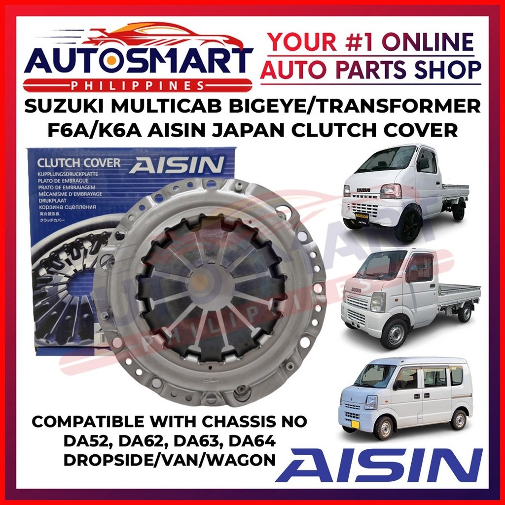 Suzuki Multicab Bigeye/Transformer Aisin Clutch Cover Pressure Plate K6A DA62 DA63T DA64V DA6 ...