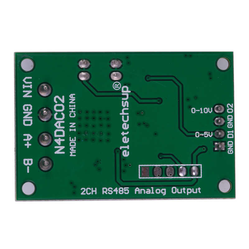 DC 12V 24V 4-20mA/0-5V/0-10V Current/Voltage Converter RS485 to DAC ...