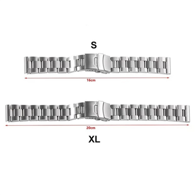 18mm 20mm 22mm 24mm Solid Stainless Steel Watch Strap for Seiko SKX007 ...