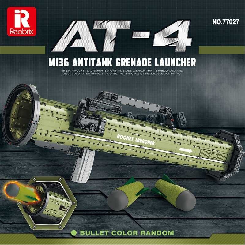 Anti-Tank Rocket At-4 Launcher RPG Model Single-Shot Anti-Tank Grenade ...