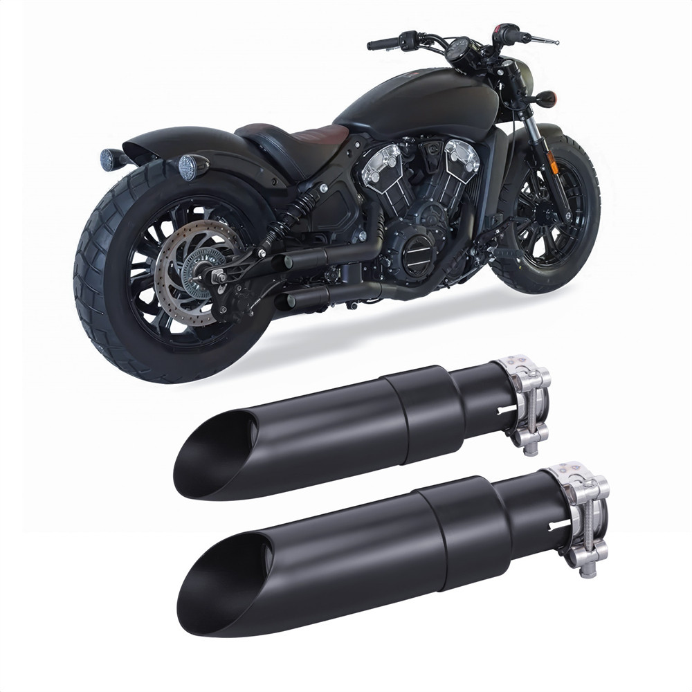 For 8 Indian Scout Bobber Sixty Rogue Twenty 2015-2023 Slip-On Exhaust ...