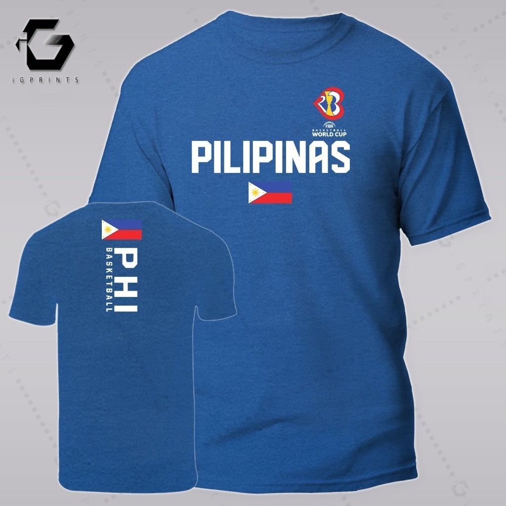 Gilas Pilipinas Shirt Sports Basketball FIBA TShirt Team Pinas World ...