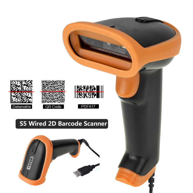 SK L8bl Bluetooth 2D Reader At S8 QR Pdf417 2.4G Wireless Wired Handheld Barcode Scanner USB ...