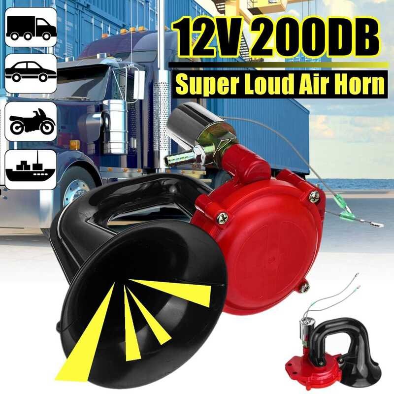 200Db 3 Fc 12V Electric Loud Truck Trumpet Air Horn For Car Vehicle Trucks Motorcycle s | Shopee ...