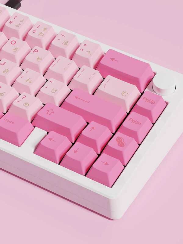 Ania Themed Mechanical Keyboard Cap Factory Height Pbt Keycaps 68/75/84 ...