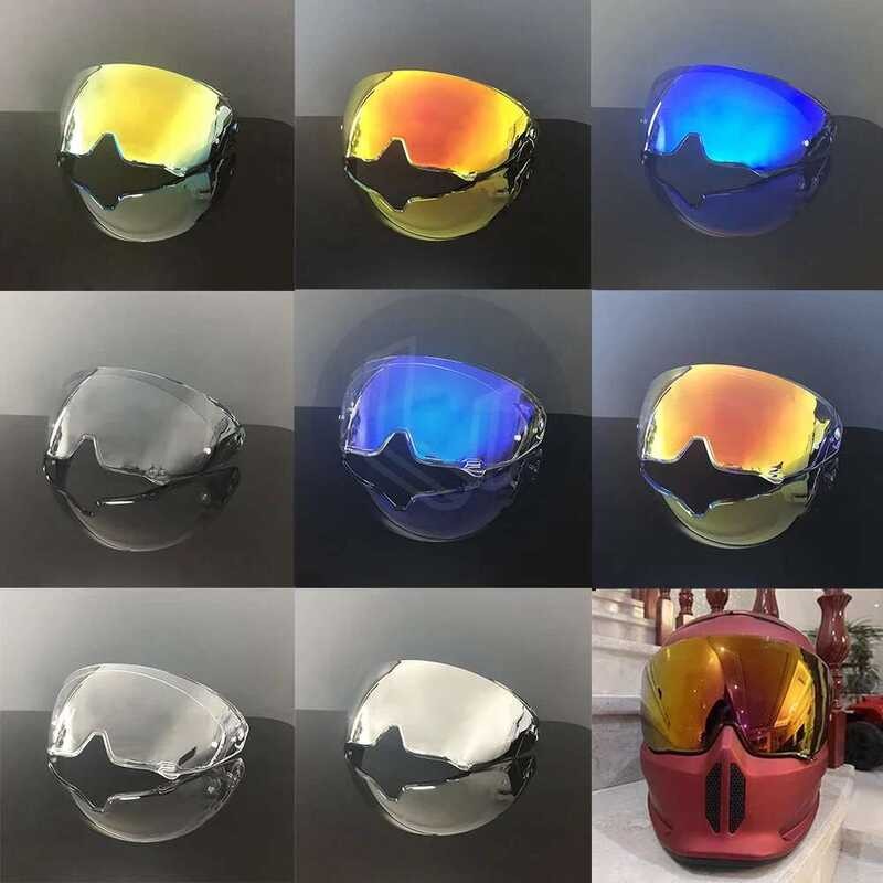 Motorcycle Helmet Helmet Anti-Uv PC Visor Lens Model Clear Dark ...
