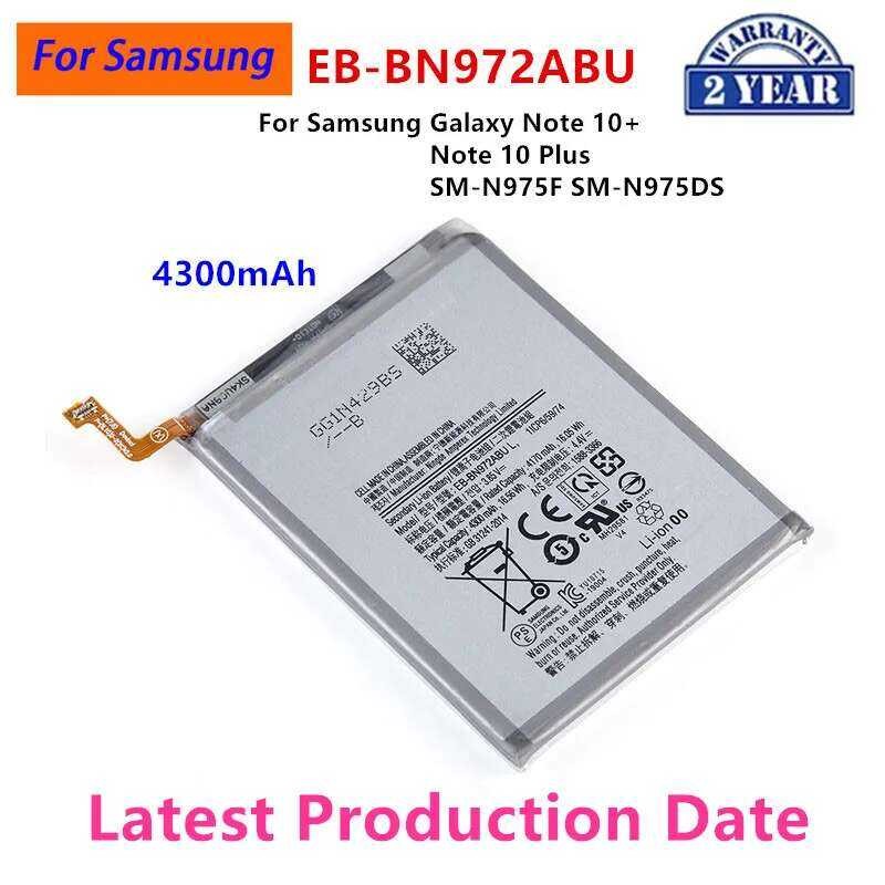 Brand 3 B50 New Eb-Bn972abu 4300Mah Battery For Galaxy Note 10+ 10 Plus ...
