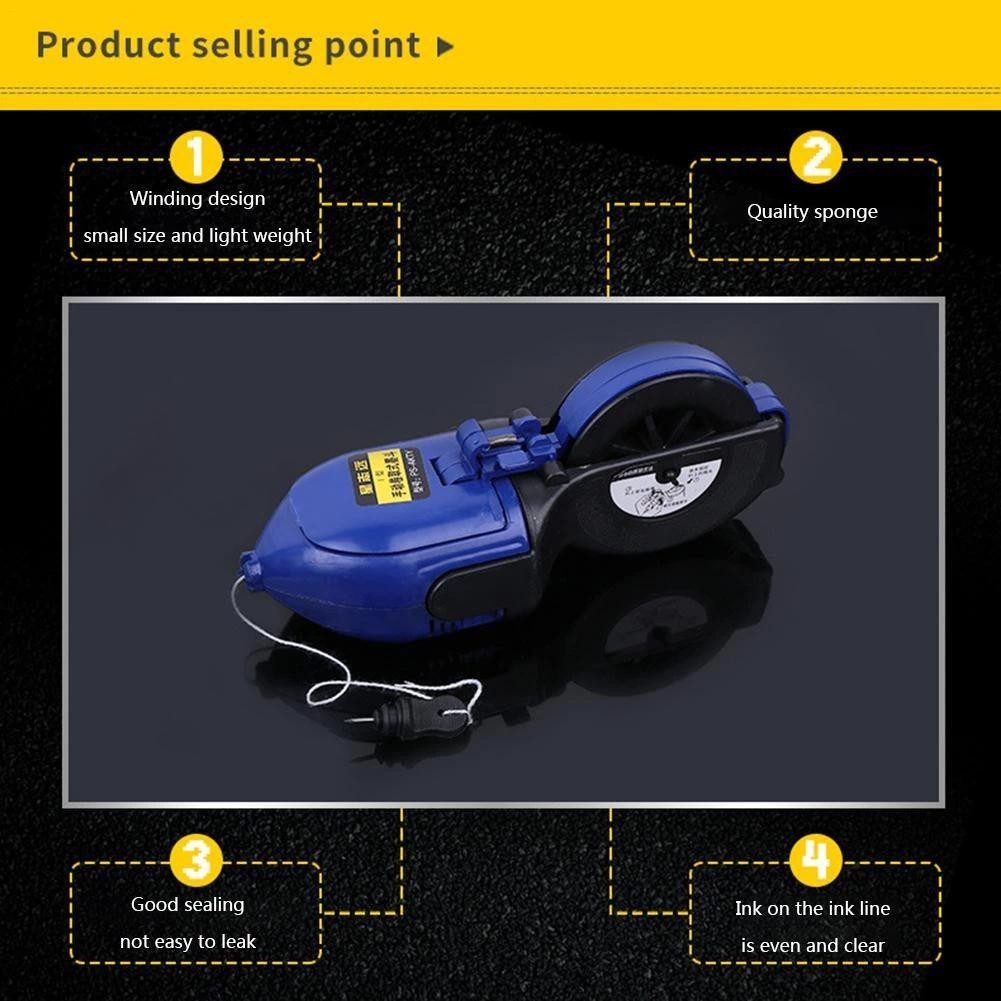 30M/Ink Fountain/Carpenter Marking Pen/Chalk Line Reel/Marking Tool ...