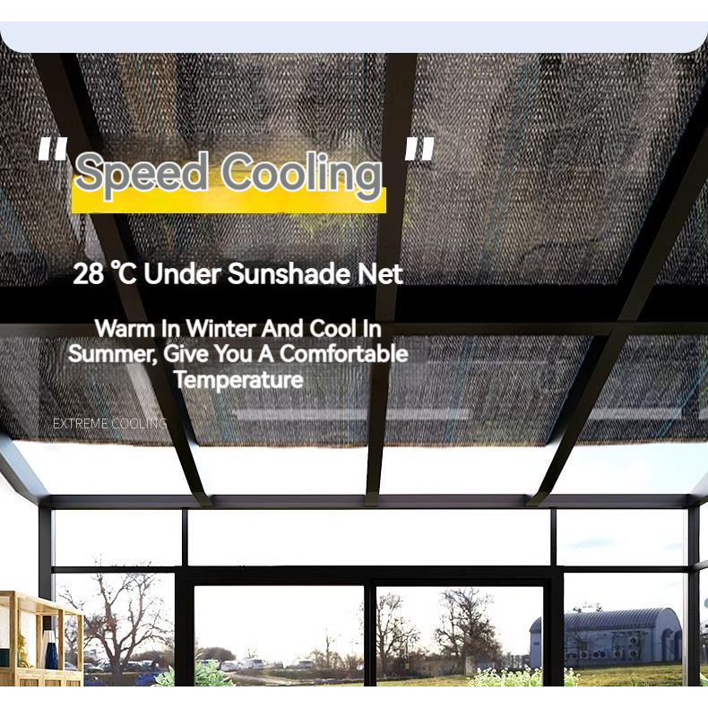 8-pin Thickened Garden Net shade outdoor waterproof Sun shade Net Heat ...