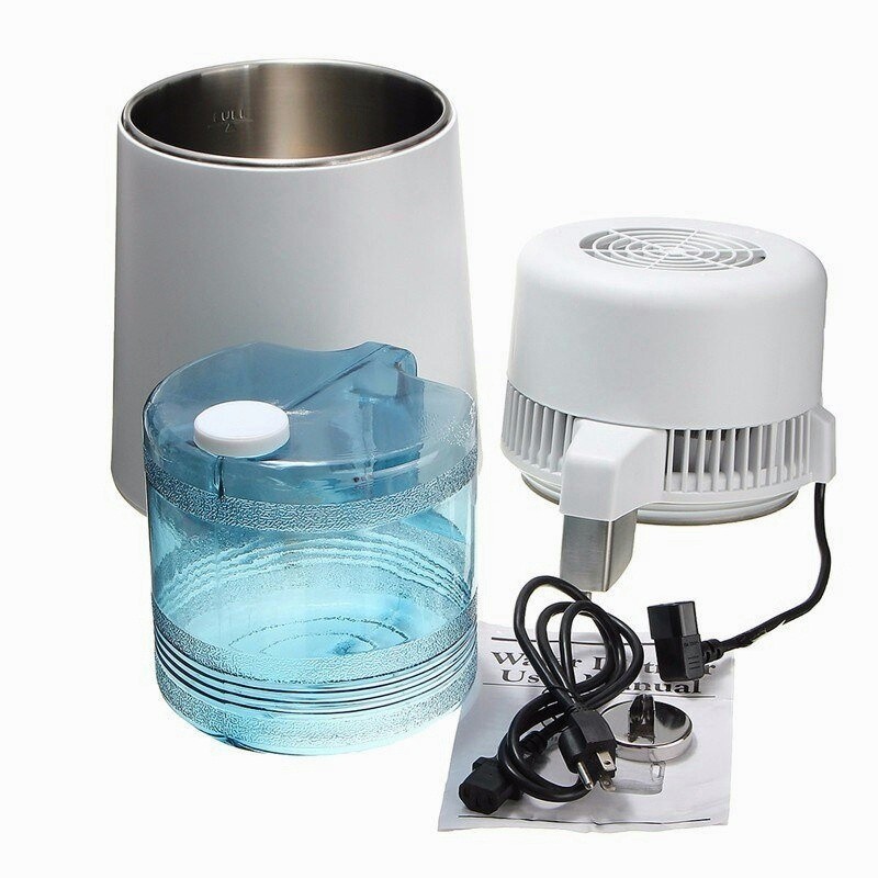 750W 4L Water Distiller Machine Household Distilled Pure Water Machine ...