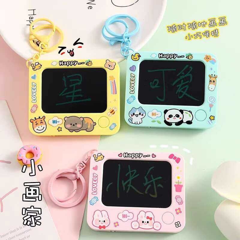 Mini graffiti drawing board pendant, children's LCD erasable ...