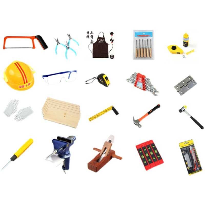 Tool Children's Woodworking Set Kindergarten DIY Handicraft Art Design ...