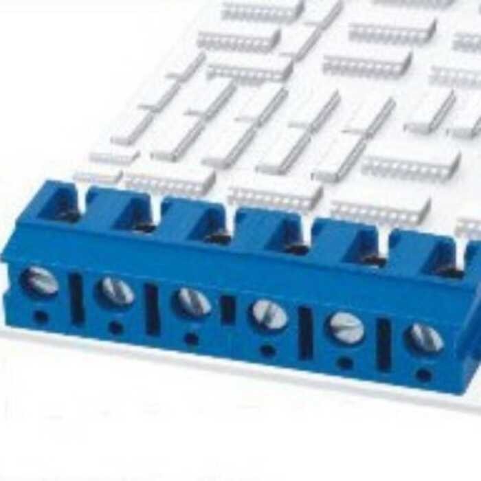 Screw type PCB terminal block with 300 bent pins and 7.5 spacing ...