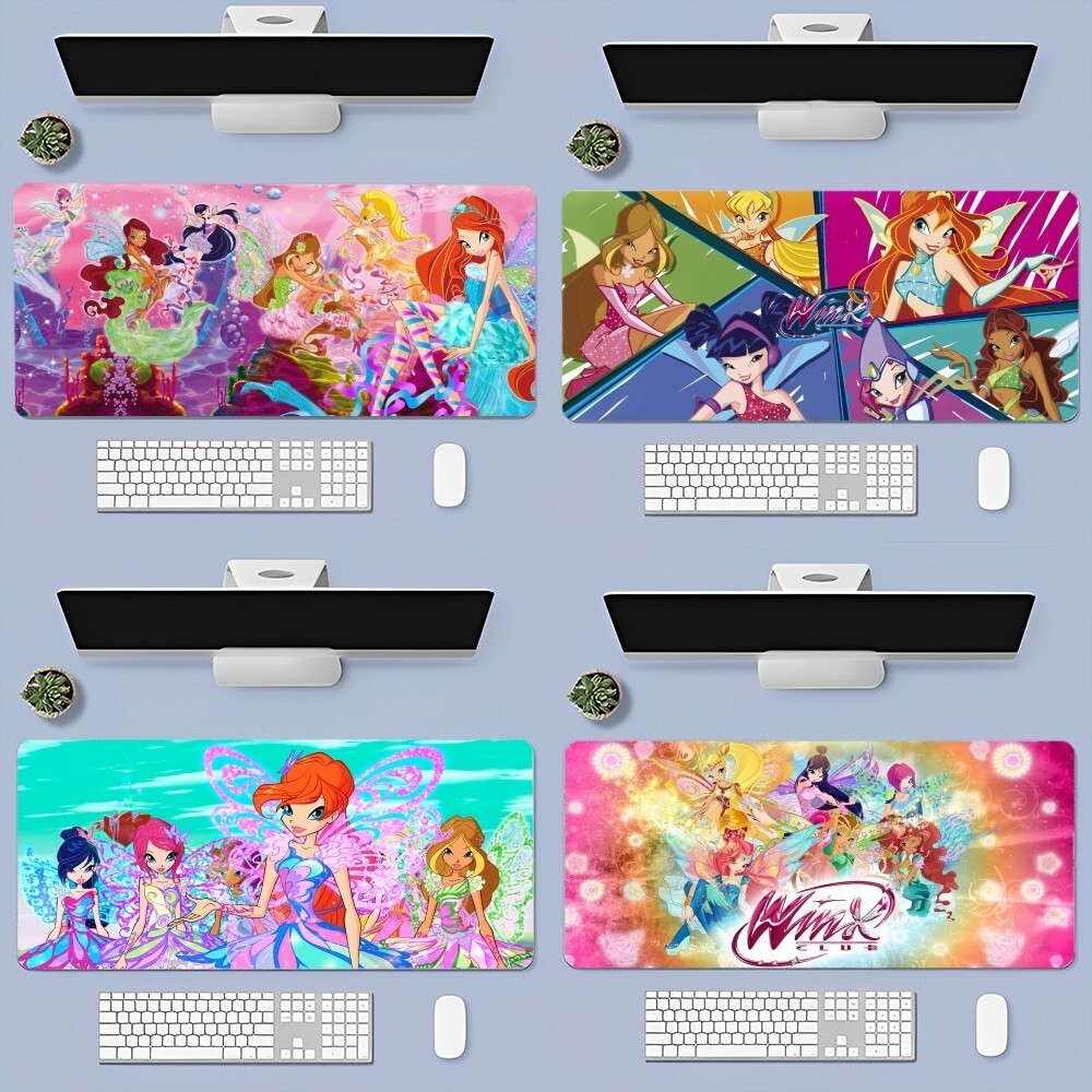Girl W-Winx C-Clubs Your Own Mats Keyboards Mat Rubber Gaming Mousepad ...