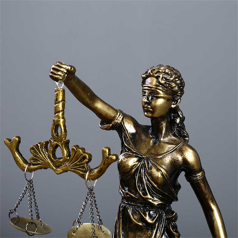 Of Goddess Themis Justice Statue Greek Mythology Ornaments Fair Angel ...