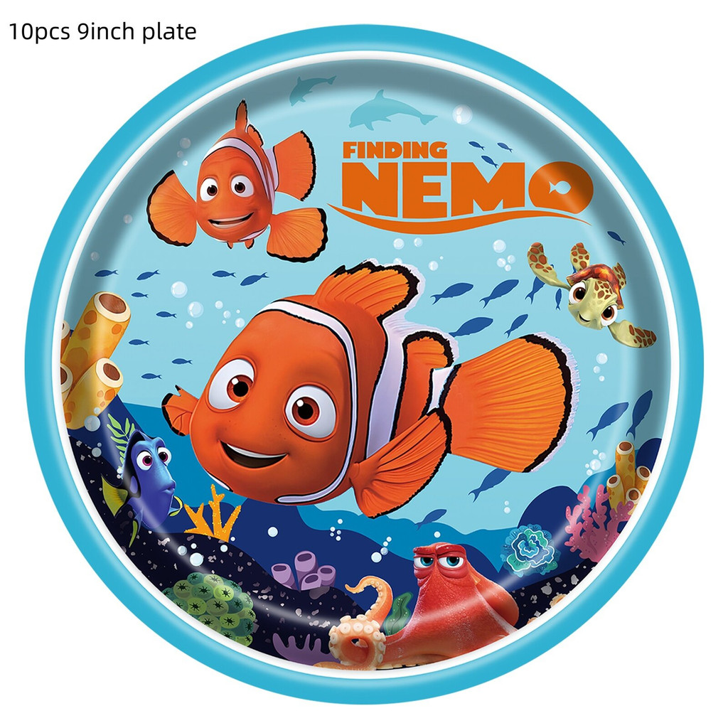 Finding Nemo Theme Birthday Party Decorations Card CakeTopper Balloons ...