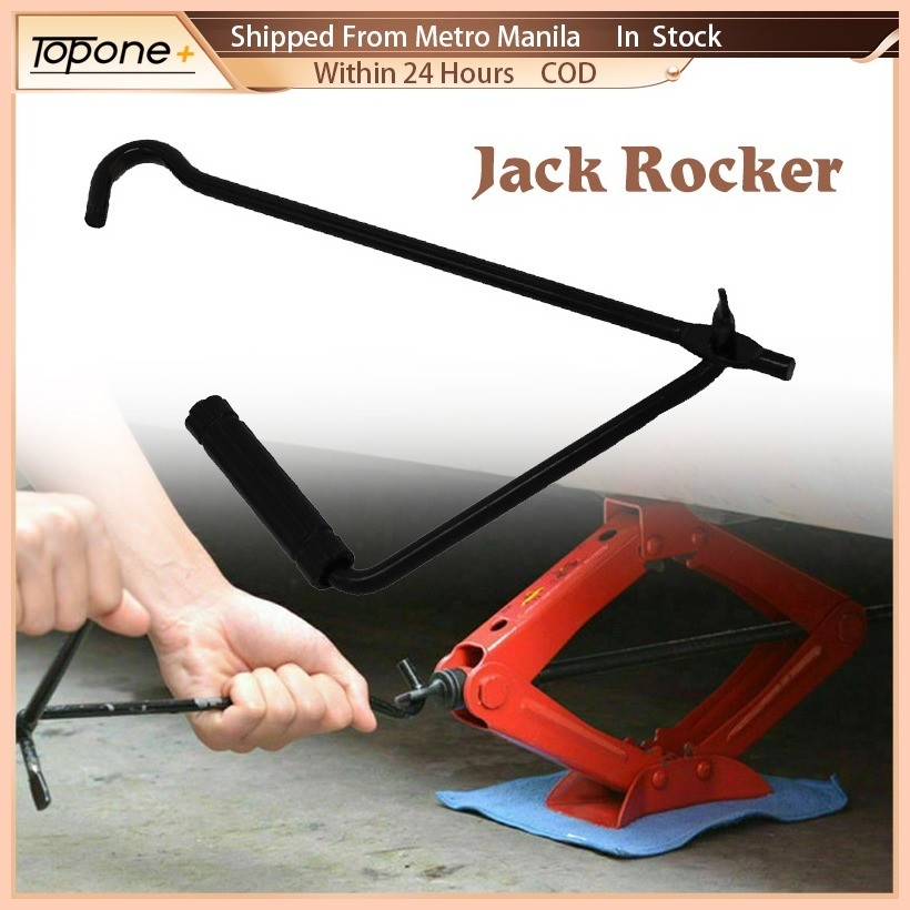 Foldable Car Hand Jack Rocker Steel Scissor Jack Rocker Wheel Spanner ...