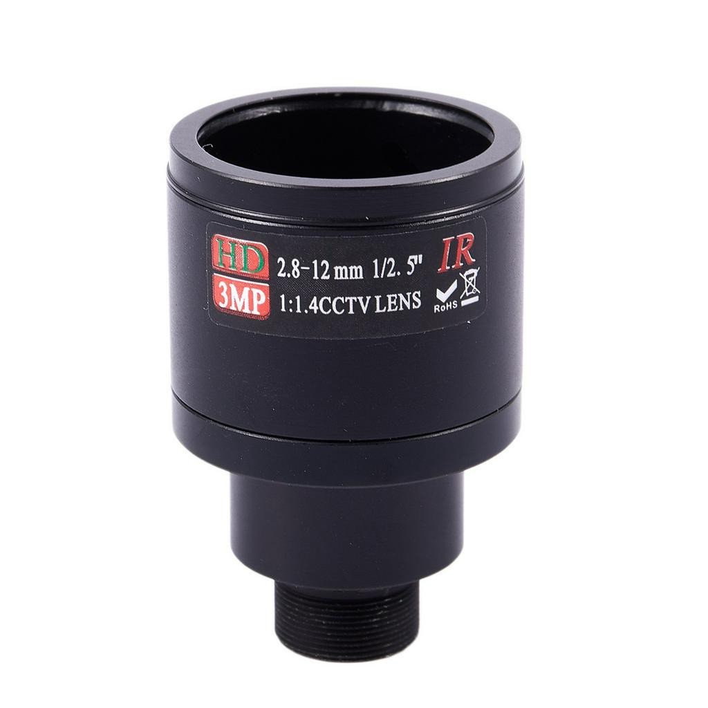 in stock HD CCTV Lens 3.0MP M12 2.8-12mm Varifocal cctv IR HD Lens,F1.4 ...